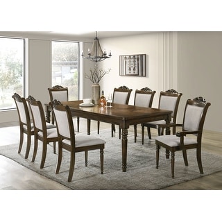 Willowbrook Chestnut and Grey Rectangular Dining Table Set - Bed Bath & Beyond - 40134256