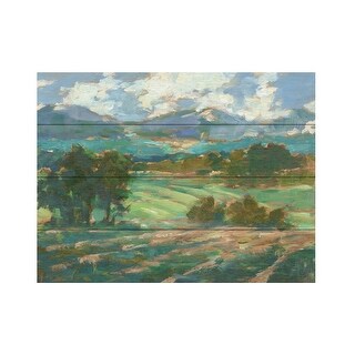 Ethan Harper 'Rolling Farmland I' Wood Slat Art - Bed Bath & Beyond ...