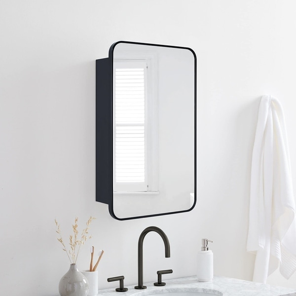 Black bathroom medicine cabinet with mirror store