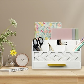 Wooden Desk Organizer Mail Organizer Countertop - Bed Bath & Beyond ...