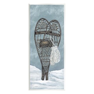 Stupell Snowshoes & Winter Gloves Wall Plaque Art Design by Julie ...