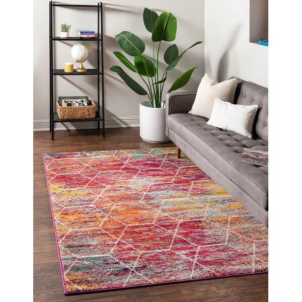 Contemporary Rosilan Collection Area Rug - Bed Bath & Beyond - 37246646