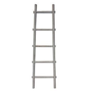5 Step Grey Decorative Ladder Shelve - Bed Bath & Beyond - 39674733