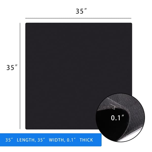 GSE™ 32"x32" Rubber Anti-Slip Mahjong Mat, Poker Card Games Cover Mat ...