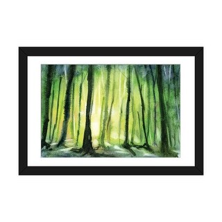iCanvas "Trees Silhouetted In Forest At Sunset" by Ryan F0x - Bed Bath ...