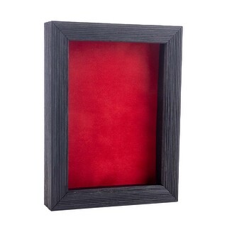 16x24 Shadow Box Frame Barnwood Black Wood | 1" Usable Display Depth ...