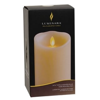 Vanilla Scented Luminara Candle 3.5x7 - Bed Bath & Beyond - 38973487