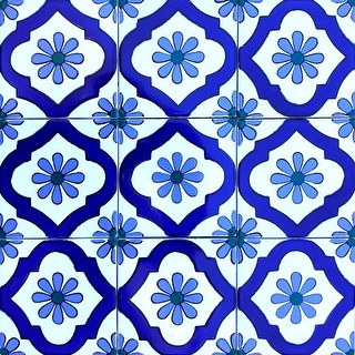 5 Sq. Ft. (45 tiles) Backsplash Design 4x4 Pool Kitchen Bathroom Wall ...