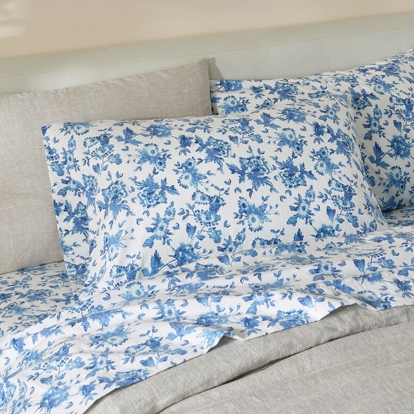 teal patterned sheets