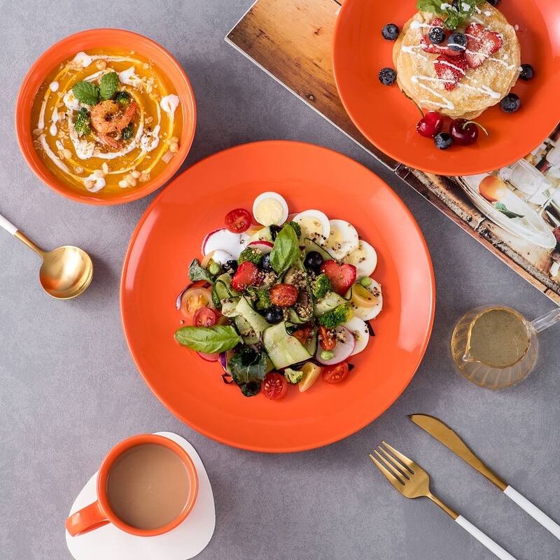 LOVECASA 16-Piece Porcelain Dinnerware Set (Service for 4) - Overstock ...