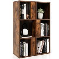 6 Cube Bookcase 3 Tier Freestanding Bookshelf Storage Display Cabinet - Bed Bath & Beyond - 36955945