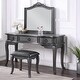 Poundex Vanity 2pc Set - Bed Bath & Beyond - 37000317