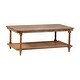 Carolina Living Chesterfield Wood & Cane Coffee Table - Whitewash - Bed ...