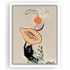 Americanflat - Balancing Fruits by Arty Guava Floating Canvas Frame ...