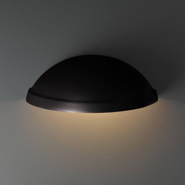 Justice Design Group Ambiance Rimmed Quarter Sphere Outdoor Downlight ...