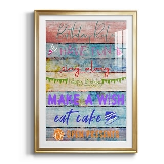 Birthday Rules Premium Framed Print - Ready to Hang - Bed Bath & Beyond ...
