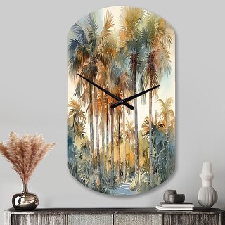 Designart - Green Palm Tree Paradise III - Palms & Palm Trees Wall ...