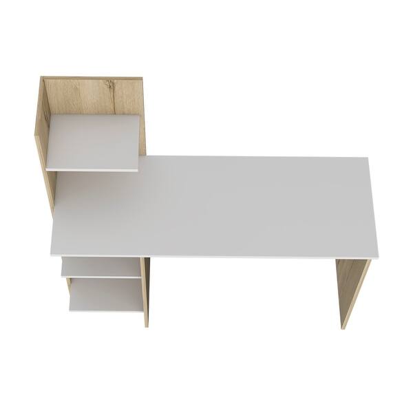 white pine desk
