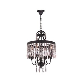 Worldwide Lighting W8335816 Enfield 4-Light 16" Wide Chandelier with ...