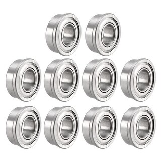 FR188ZZ Flange Ball 1/4"x1/2"x3/16" Double Shielded Chrome Steel ...