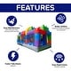 HeroKiddo 20FT Block Party Inflatable Obstacle Course with Air Blower ...