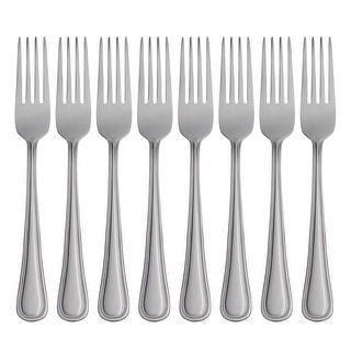 Oneida Tress Everyday Flatware Dinner Forks, Set Of 8 - Bed Bath ...
