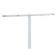 Household Essentials White Mega T-Post Assembly Clothesline Pole - Bed ...