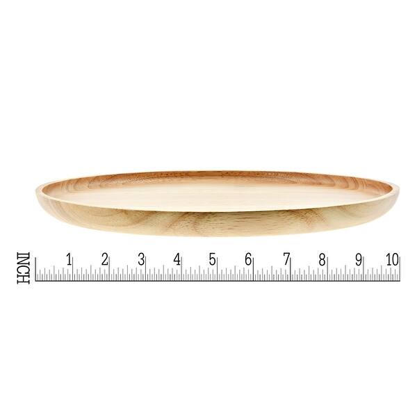 Handmade Unique Circle Shaped Plate and Utensils Natural Rubber Tree ...