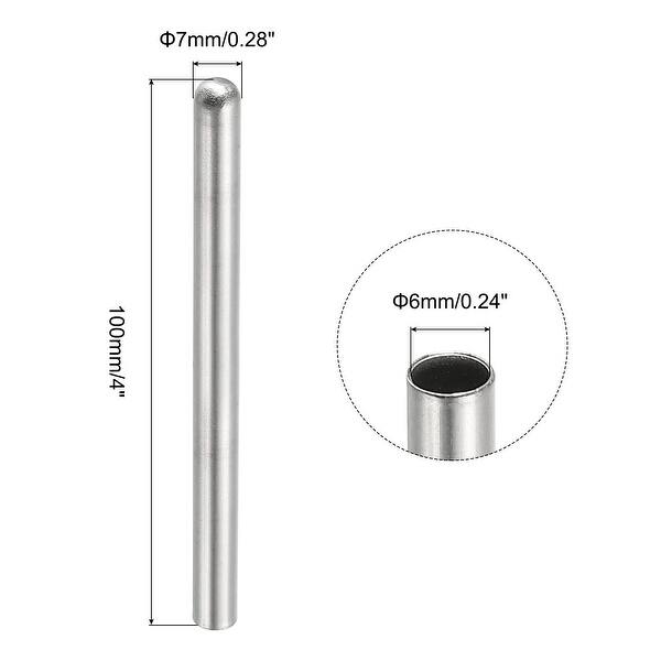 Thermowell Pipe Immersion Well 1/4" ID 9/32" OD 4" Stainless Steel 304 ...