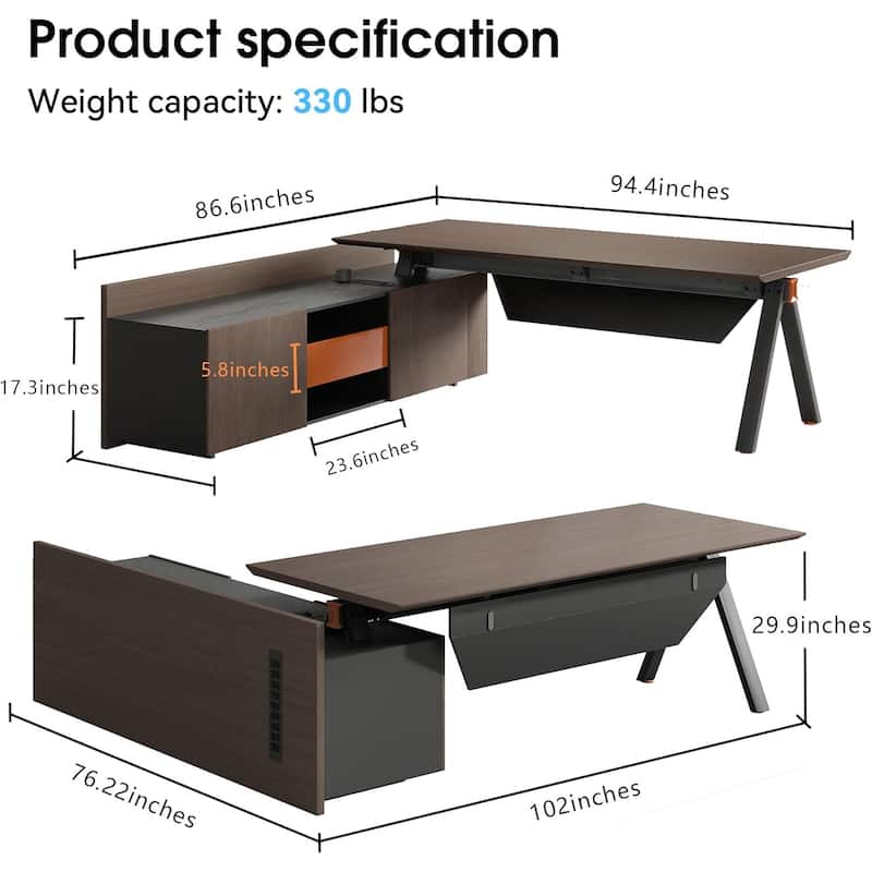 executive office table specifications