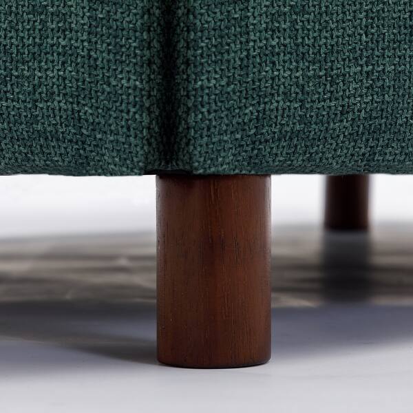 Linen Module Sectional Sofa Single Seat Cross Section Couch w/Ottoman ...