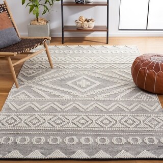 SAFAVIEH Handmade Natura Ingeruth Boho Wool Rug - Bed Bath & Beyond ...