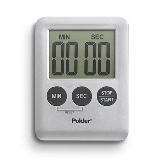 Polder E607S 100 Minute Digital Mini Timer, Silver - Bed Bath & Beyond ...