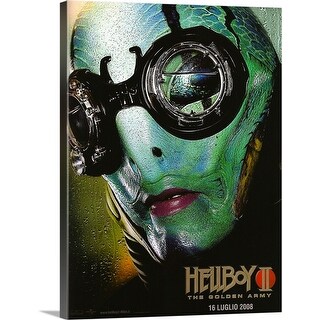"Hellboy 2 The Golden Army - Movie Poster - Italian" Canvas Wall Art ...