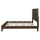 GDFStudio - Harrison Sturdy Solid Wood Bed Frame with Tall Headboard ...