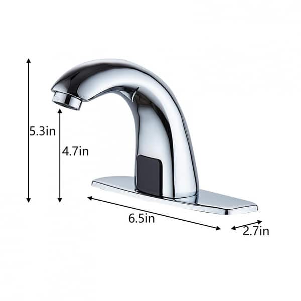 Automatic Sensor Bathroom Faucet With Control Box And Temperature Mixer ...