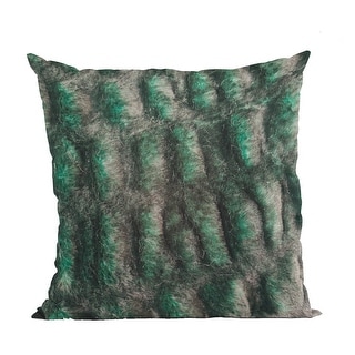 Plutus Emerald Green Plush Pelt Animal Faux Fur Luxury Throw Pillow ...