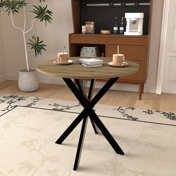small dark brown dining table