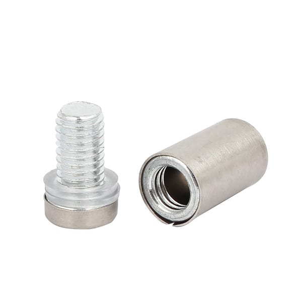 12mmx25mm Glass Table Spacers Standoff Fixing Screws Bolts 4pcs ...