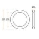 Silicone O-Rings Inner Diameter OD Width Seal Gasket - Bed Bath ...