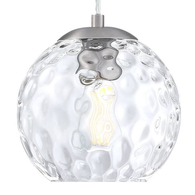 Forte Lighting 2769-01 Milo 8" Wide Mini Pendant with Globe Shade ...