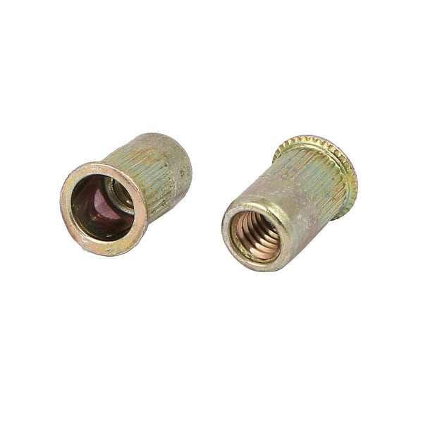 Reduced Head Open Ended Rivet Nut Round Insert Nutsert - M4 x 10mm ...