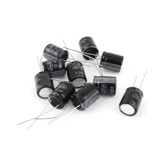 10 Pcs 400V 10uF 105C Radial Lead Electrolytic Capacitor 10mm x 13mm ...