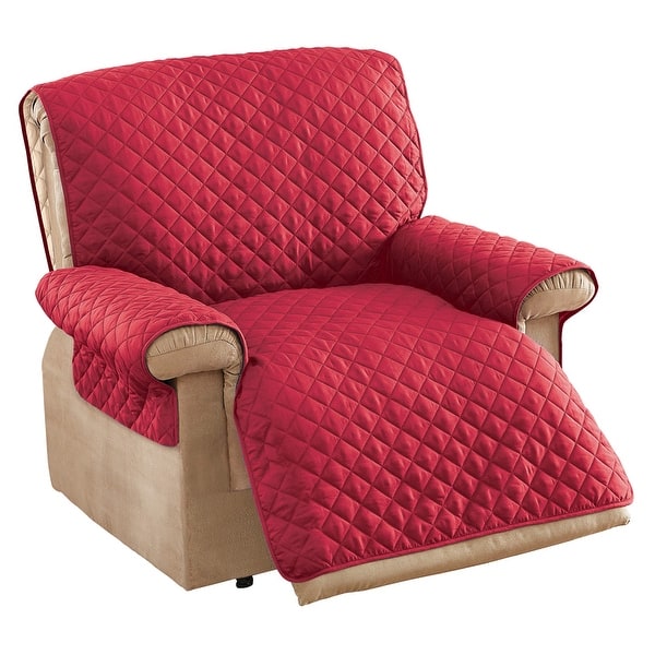 Reversible Quilted Furniture Cover - Jumbo Recliner - Bed Bath & Beyond ...