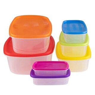 Kitchen Details 14-piece Rainbow Large Nested Food Storage Set - 11.22 ...