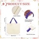 Canvas Tote Bags, Grocery Shopping Bag with Handles, Cute Handbags for ...