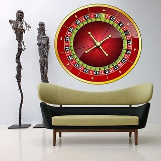 Casino Roulette Full Color Decal, Roulette Full color sticker - Bed ...