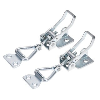 2KN Locking Load Iron Pull-Action Latch Adjustable Toggle Clamp w ...