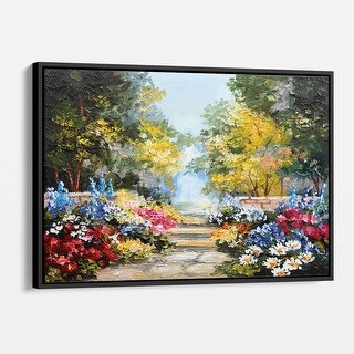 Multi Flower Garden Wall Art Canvas 0429 - Bed Bath & Beyond - 39913429
