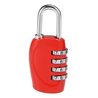 4 Digit Combination Padlock, 4mm Shackle, Zinc Alloy Lock - Bed Bath ...
